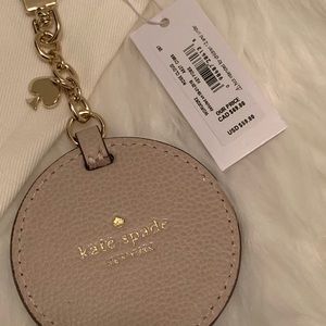 kate spade | Accessories | Nwt Kate Spade Compact Mirror Keyfob In Rose ...